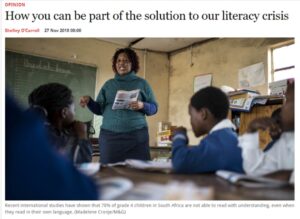 How you can be part of the solution to our literacy crisis 2018 - Wordworks